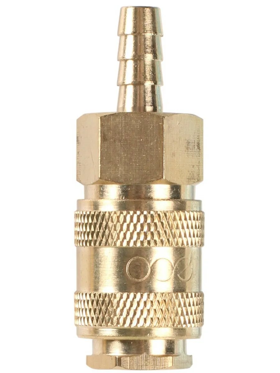 Разъемное соединение быстросъем мама , елочка 8 мм латунь ECO (AB-F/E08)