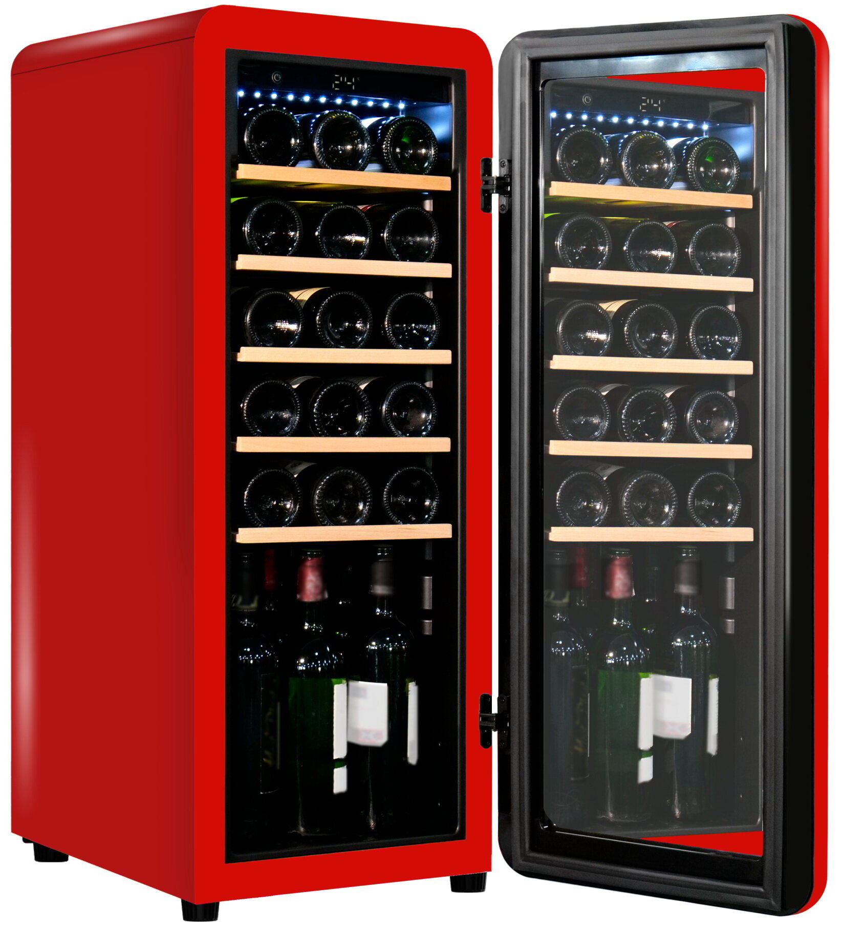 Винный шкаф Tesler CWC-248 RUBY RED — фото 1
