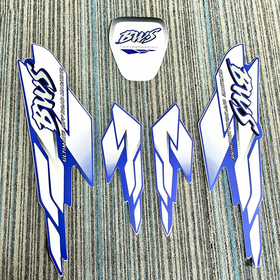 Наклейки на обтекатель BWS Blue для Yamaha BWS 100