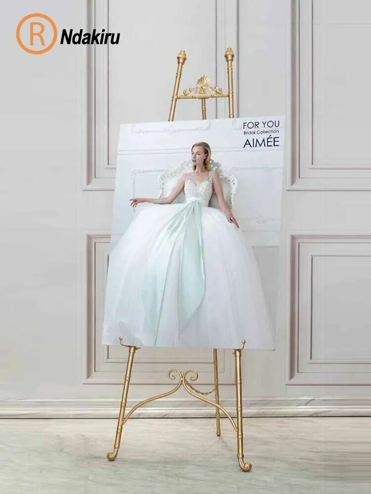 Мольберт регулируемый Металл напольный для рисования свадебных табличек и постеров, подходит для детей и взрослых