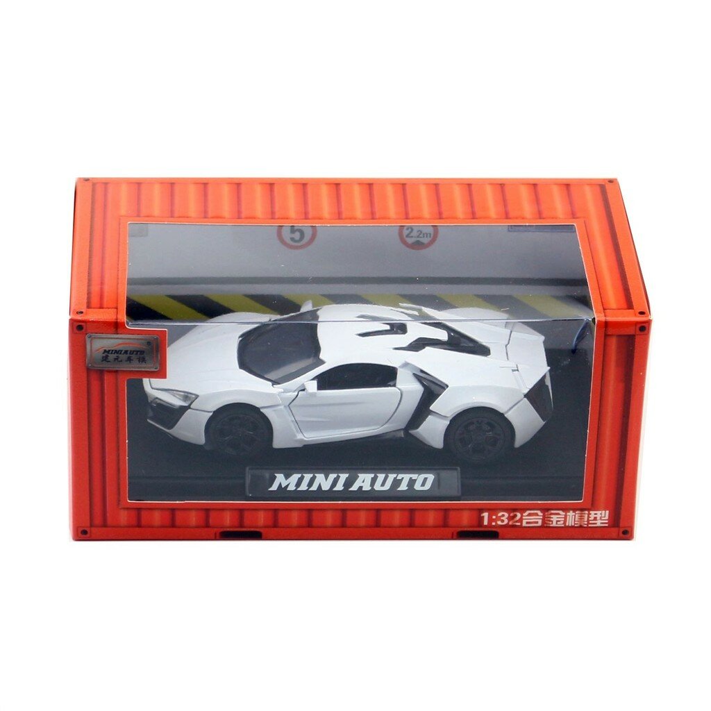 Fast furious lykan hypersport модель автомобиля из сплава с подсветкой и звуком для игровой комнаты детей