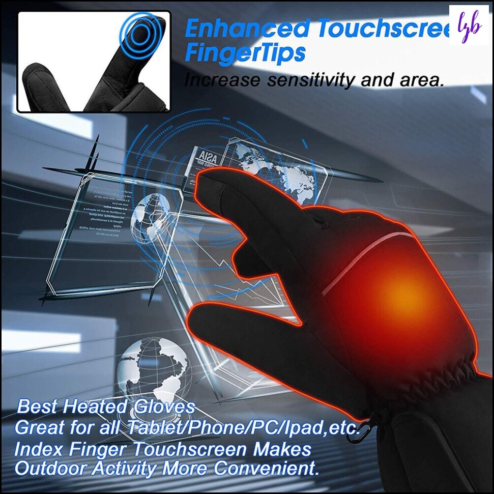 Эксклюзивные термоперчатки с электрообогревом 2024 для спорта и прогулок, подходят мужчинам и женщинам
