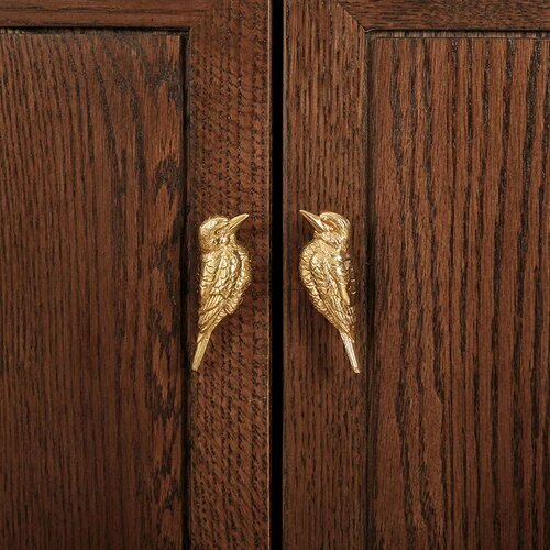 Ручки для дверей Diana's-Hardware латунные с птицей удачи