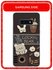 Чехол на Samsung Galaxy S10E / Самсунг Галакси S10E с принтом "Lucky bear coffee...