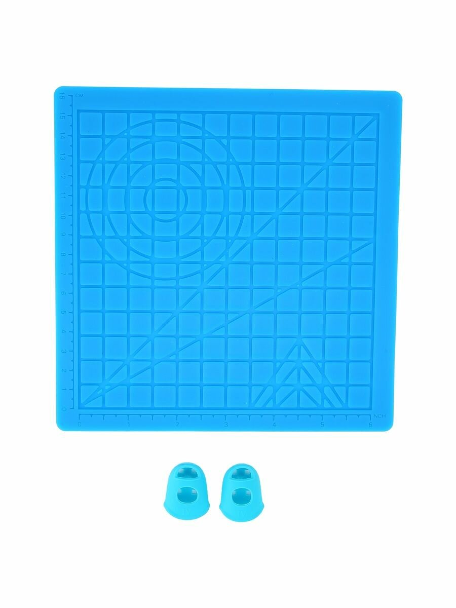 Силиконовый коврик для 3D-дизайна с подушечками пальцев, прочная эластичная гибкая подушечка для шаблонов 3D-моделирования для удобного и точного проектирования