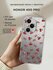 Чехол на Honor 400 Pro / Хонор 400 Про с принтом "Вишни и ленточки", прозрачный