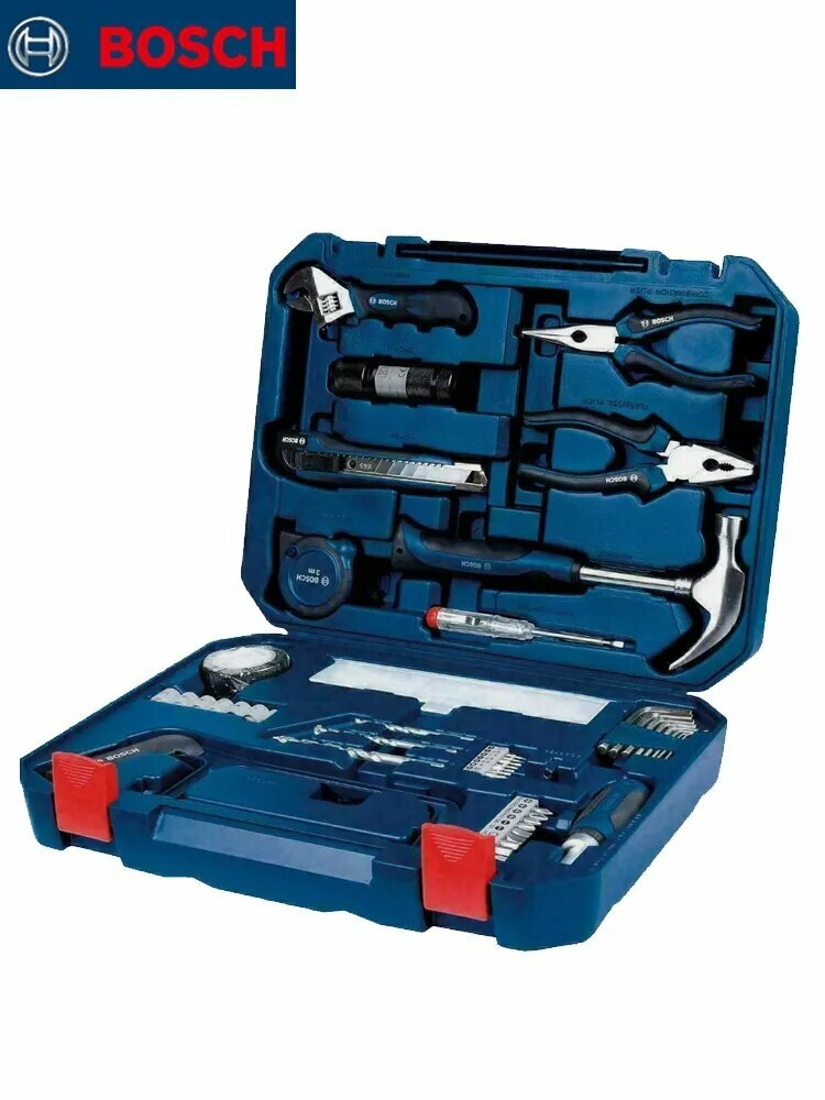 Бытовой многофункциональный набор ручных инструментов Bosch, 108 предметов