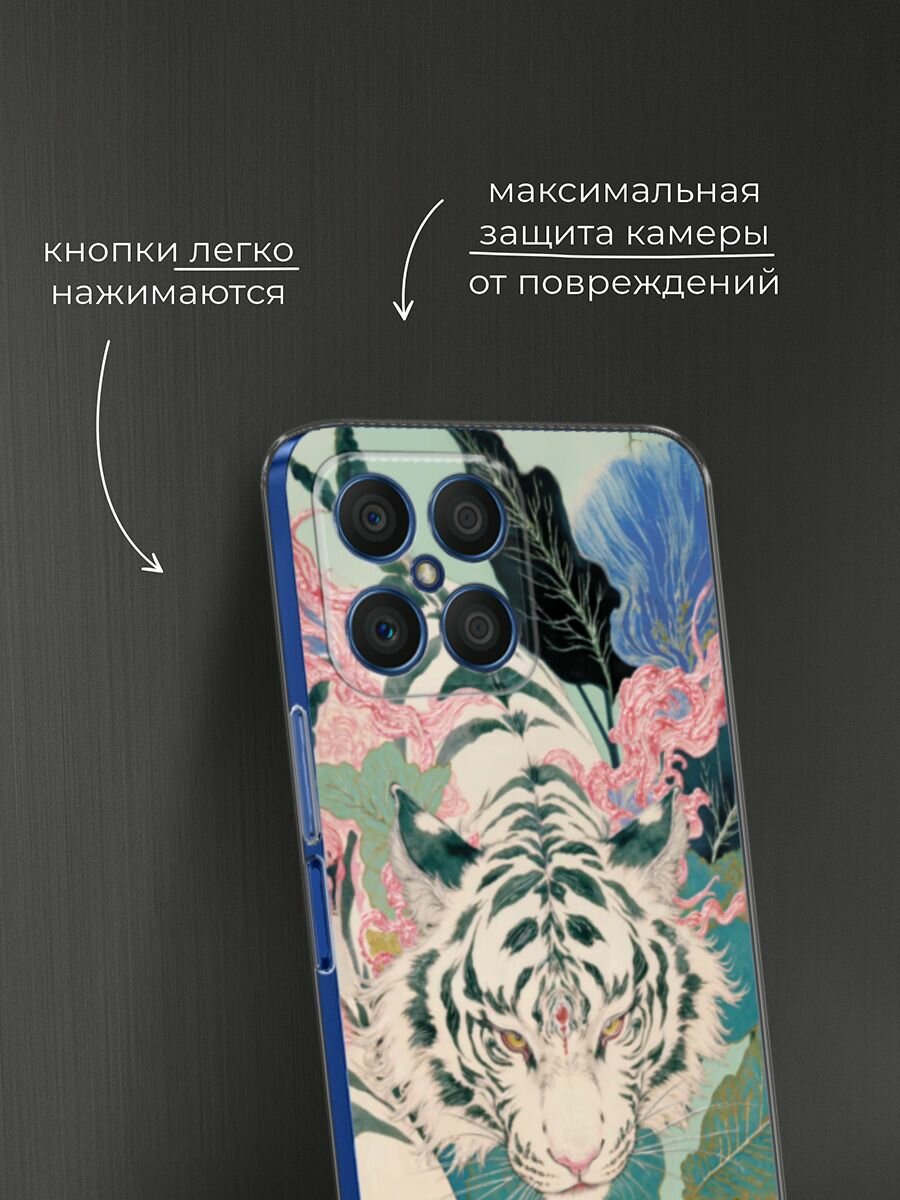 Чехол на Honor X8 / Хуавей X8 с принтом "Охотник" — фото 1