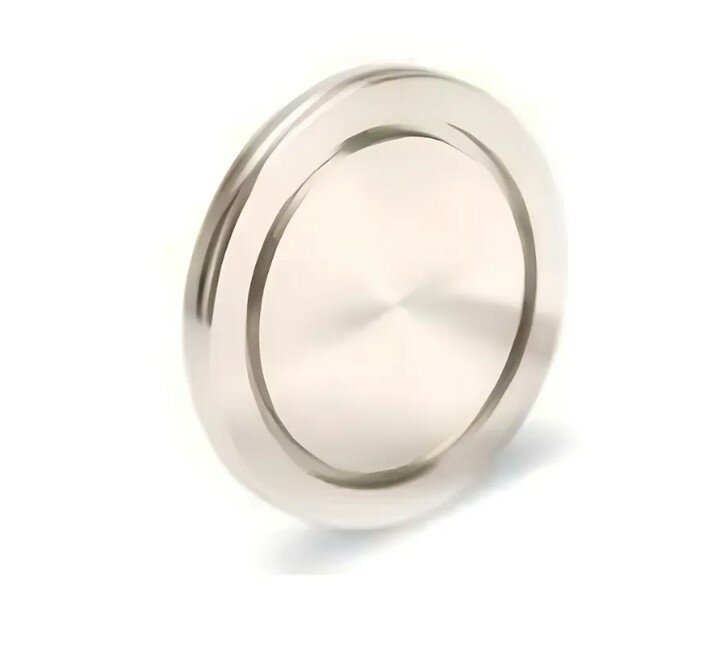 Фланец глухой, заглушка ISO80B MVI-11611, нержавеющая сталь, Yunmu Tech, Китай