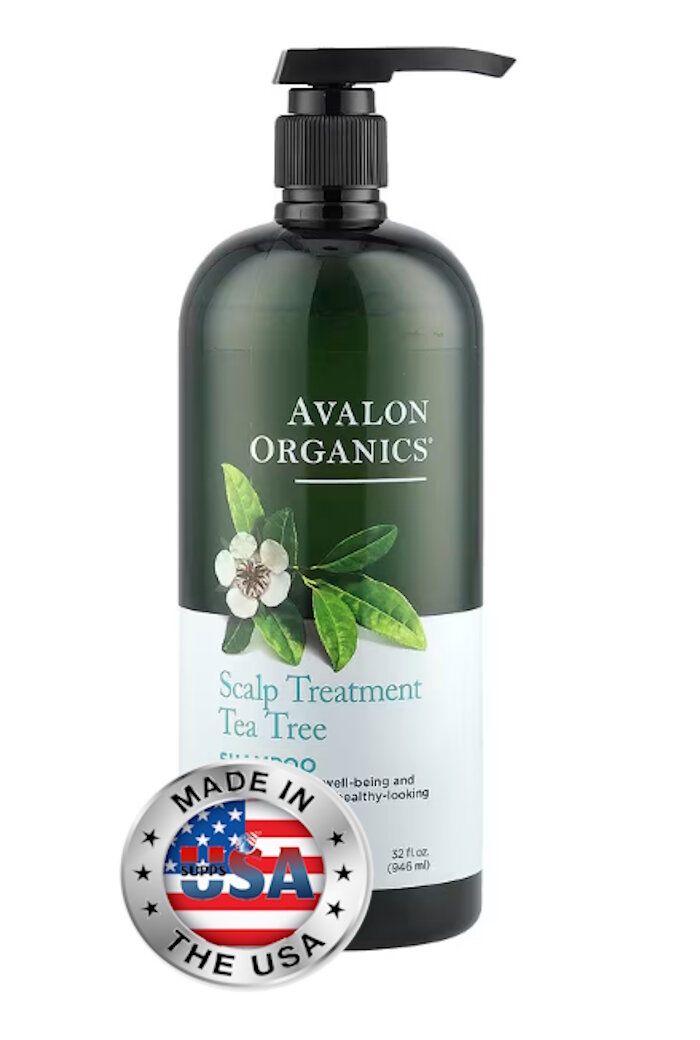 Avalon Organics шампунь для ухода за кожей головы, с чайным деревом, 946 мл