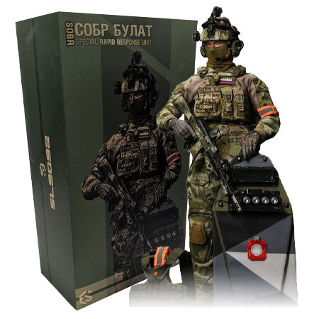 Коллекционная фигурка 1/6 - Easy&Simple - Боец спецназа МВД собр "Булат" (лимитированная версия) (26067S)