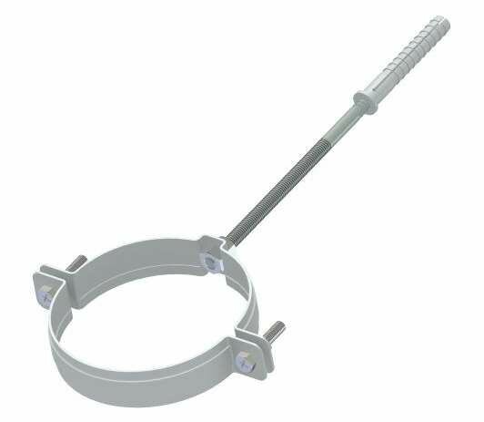 Крепление дымохода (трубы) к стене d 100 мм