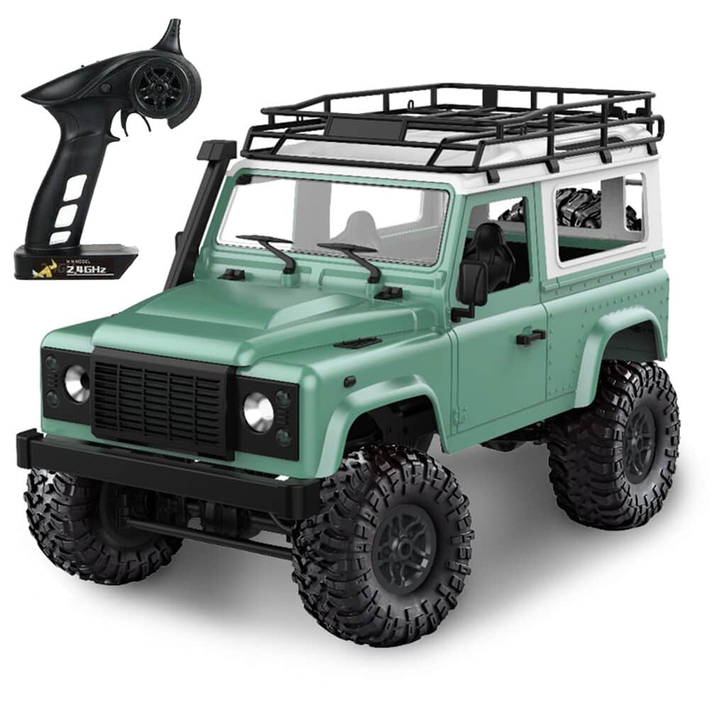 MN Model Радиоуправляемый внедорожник Land Rover Defender 4WD 1:12 - MN-90-GREEN