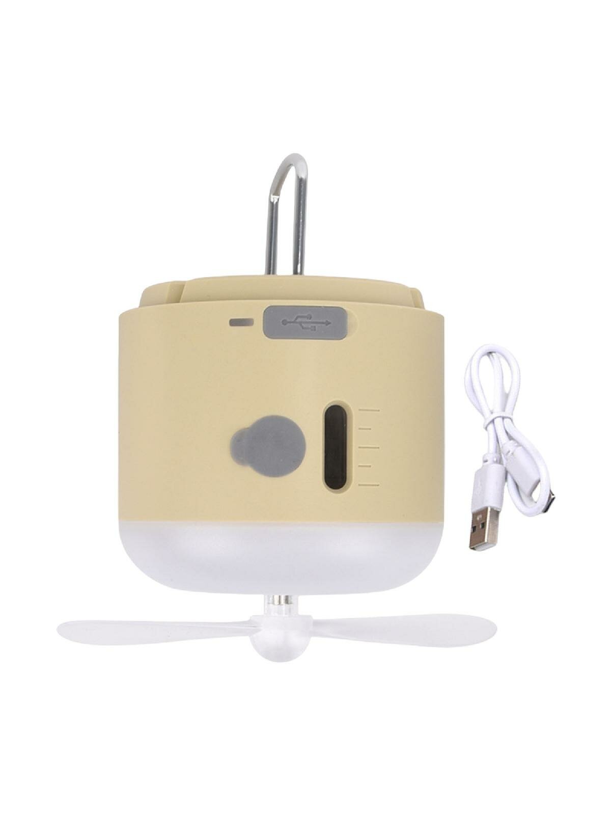 USB Rechargeable Multifunctional Camping Light Fan With Repellenting Mist Mist Tent Ceiling Fan Lamp 4 in 1