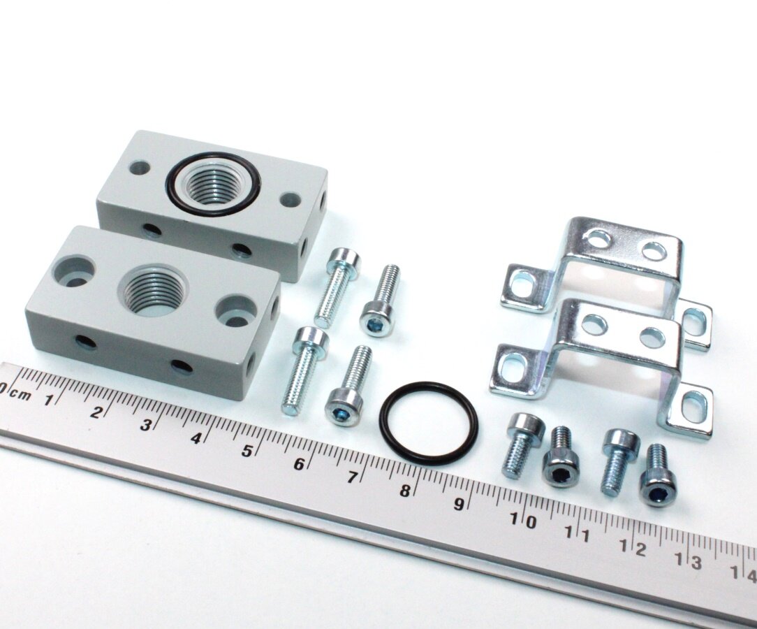 MC104-FL, Фланцы крепежные (комплект А), Camozzi