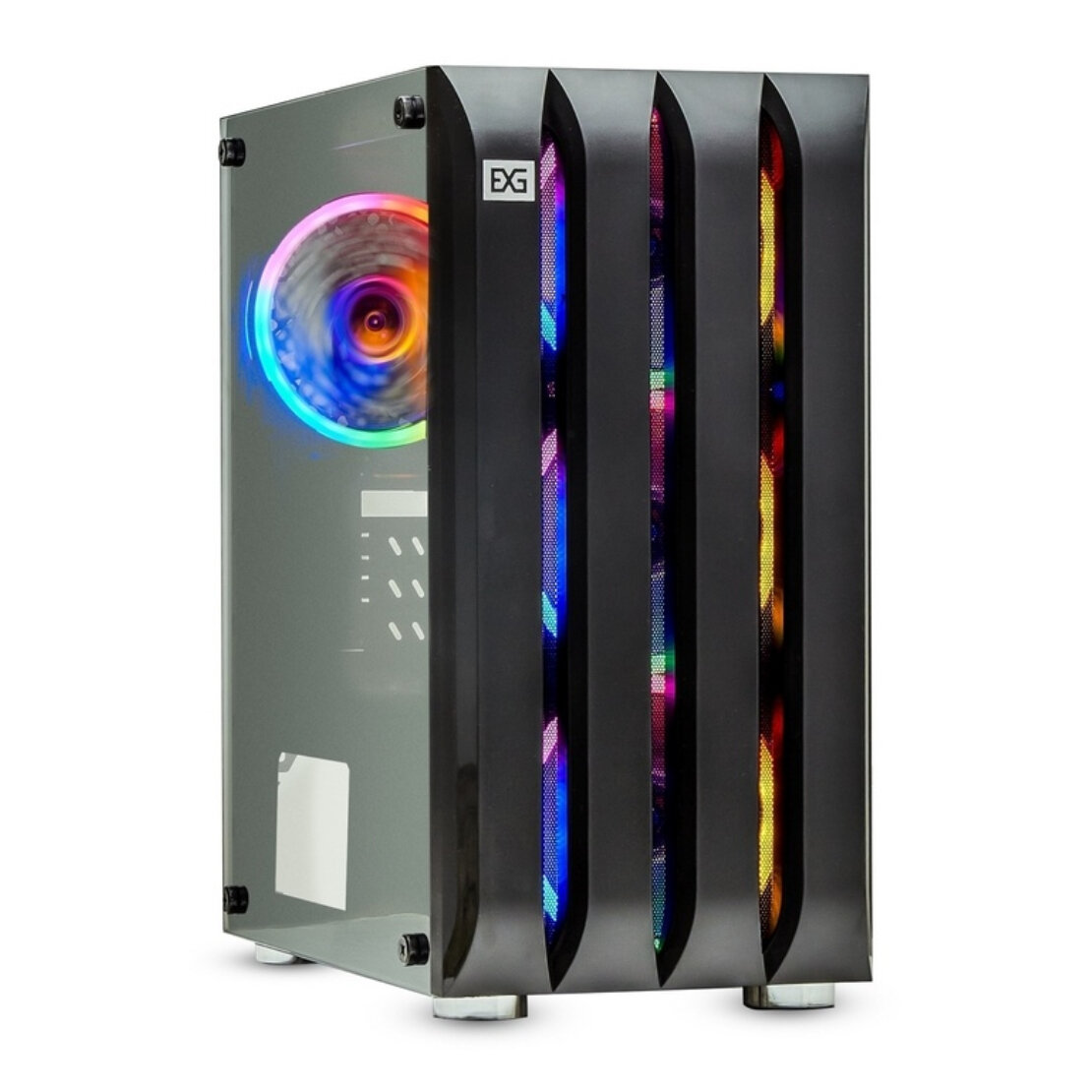 Корпус для компьютера ExeGate Mistery R3-NPX450 Minitower mATX, БП 450NPX EX294477RUS черный