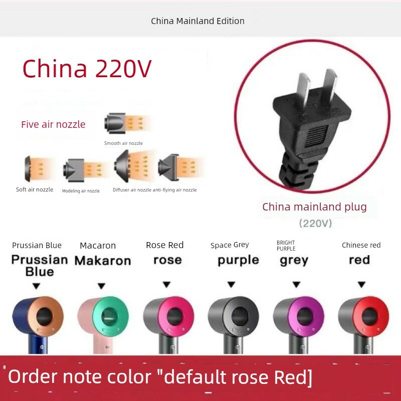 Фен с отрицательными ионами, 110 В, стандарты Китай, Великобритания, Европа и США, быстрая сушка, уход за волосами,