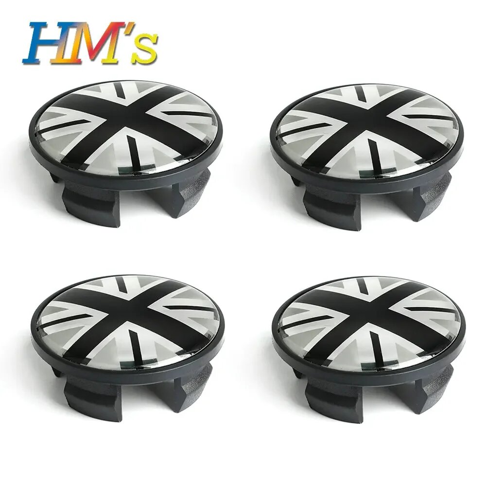 4 шт, 54 мм, центральная крышка колеса автомобиля, значок на обод, значок на колесо для Mini Cooper R55 R56 R57 R58 R60 R61 Countryman, аксессуары Gray Jack