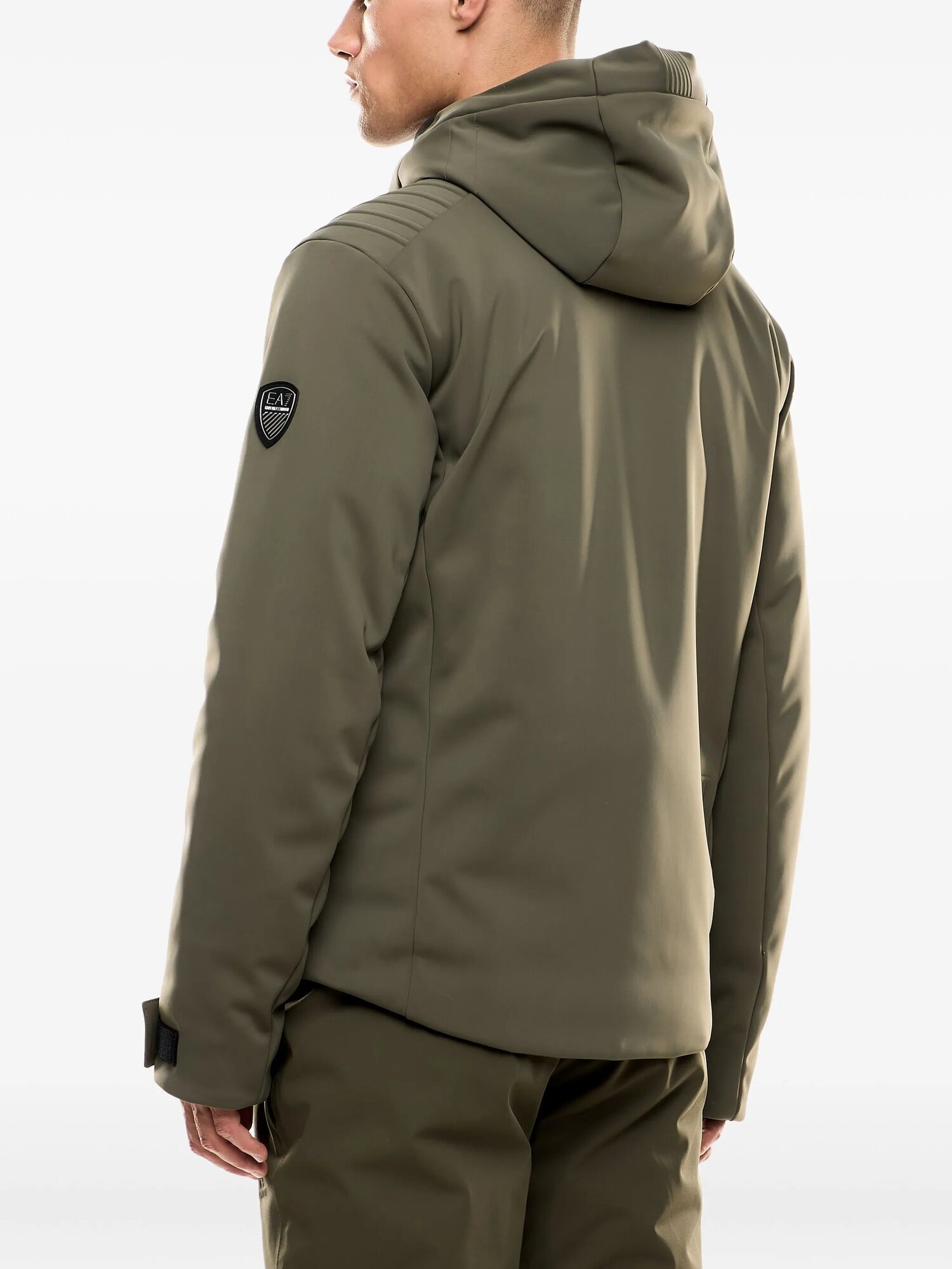 Куртка EA7 EMPORIO ARMANI, размер 50, green — фото 1