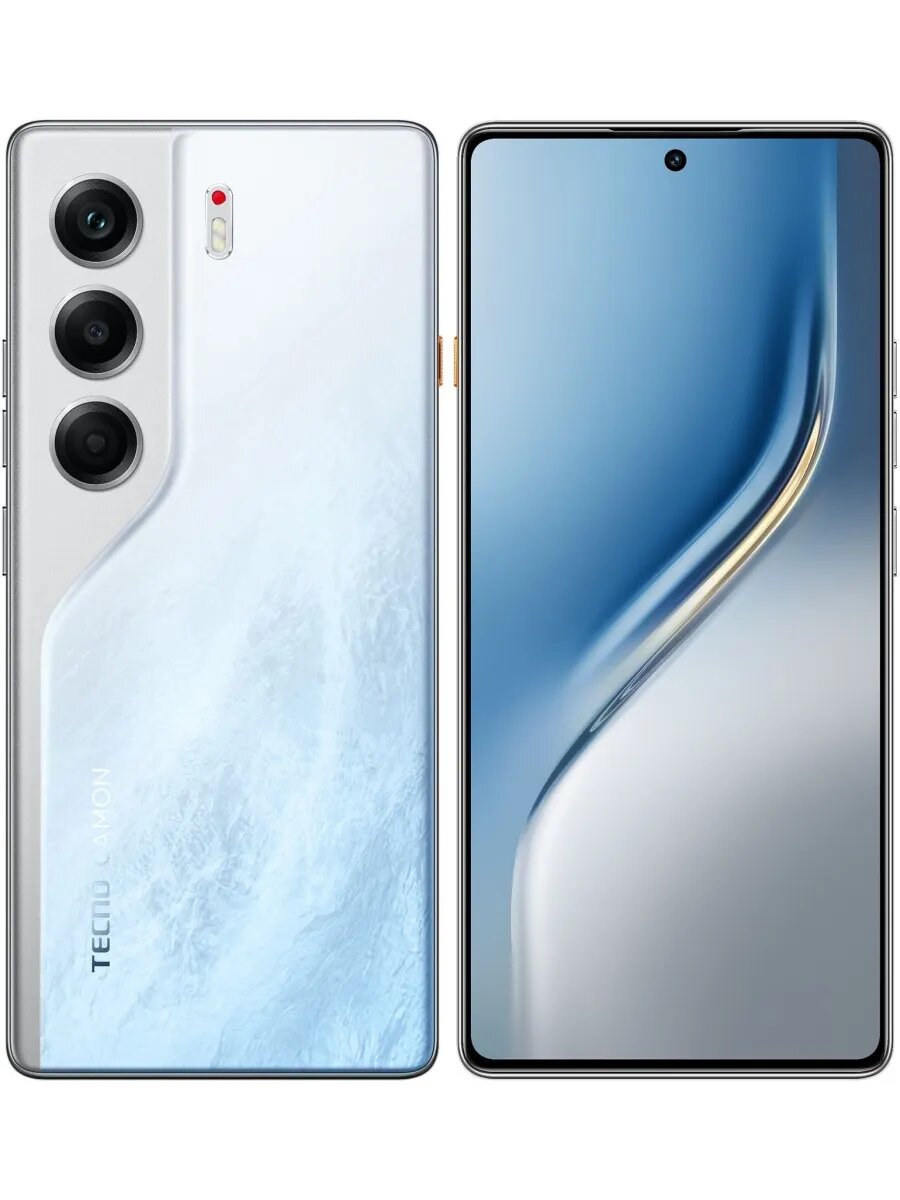 Смартфон Tecno Camon 40 8/128GB, Dual nano SIM, White (Белый)