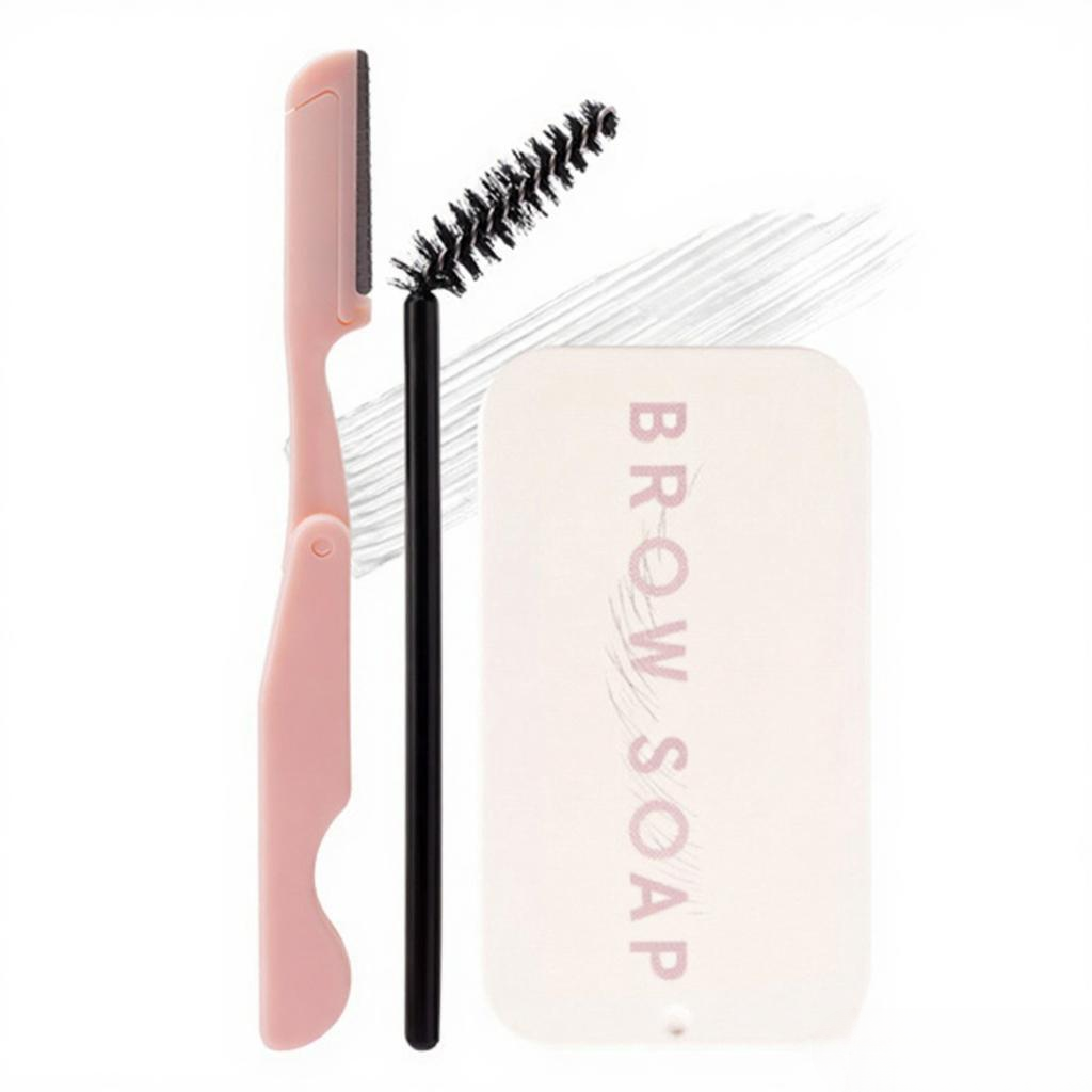 10g 3D Прозрачный Жидкий Мыло для Бровей Водонепроницаемое Долговечное Стилирующее Мыло для Диких Бровей Тип #1 #2 (по выбору) с Щеткой для Бровей и Бритвой для Бровей