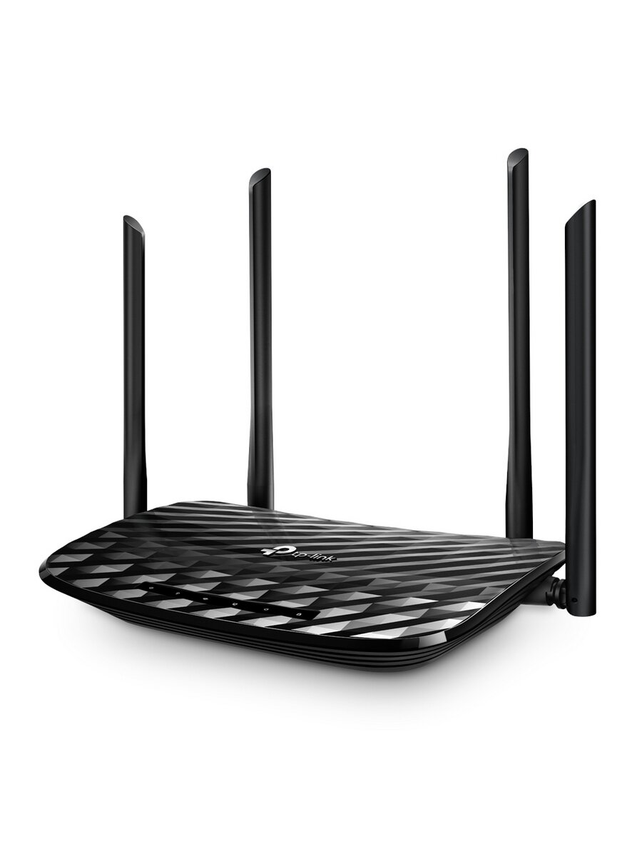 Маршрутизатор TP-Link Archer C6 V2, AC1200, 2.4ГГц up to 300Mb/s (802.11n), 5ГГц up to 867Mb/s (802.11ac), 1x1G WAN, 4x1G LAN (Archer C6 V2)