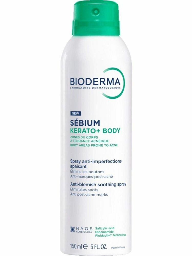 BIODERMA Спрей для тела против несовершенств Sebium Kerato+