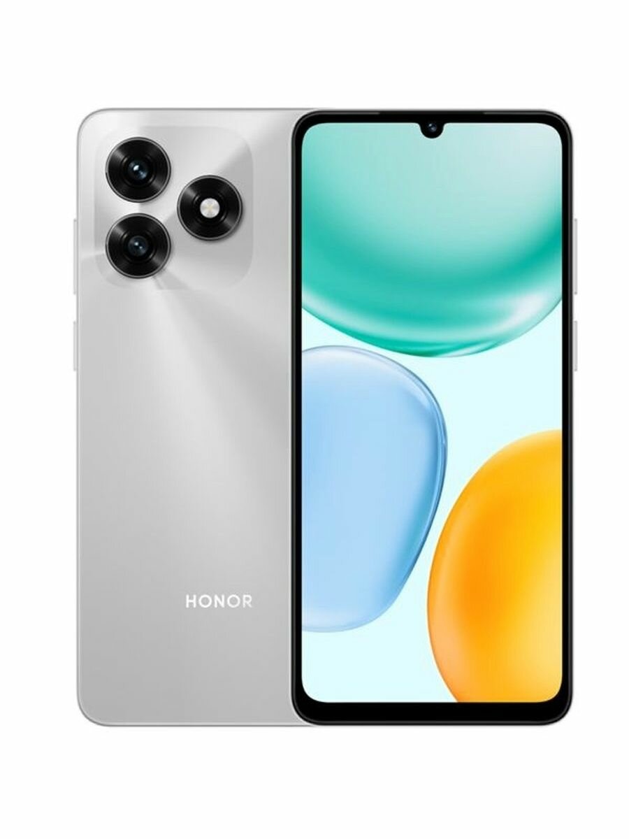 Смартфон Honor X5c 4/64Gb, серебристый / Meteor Silver / Ростест