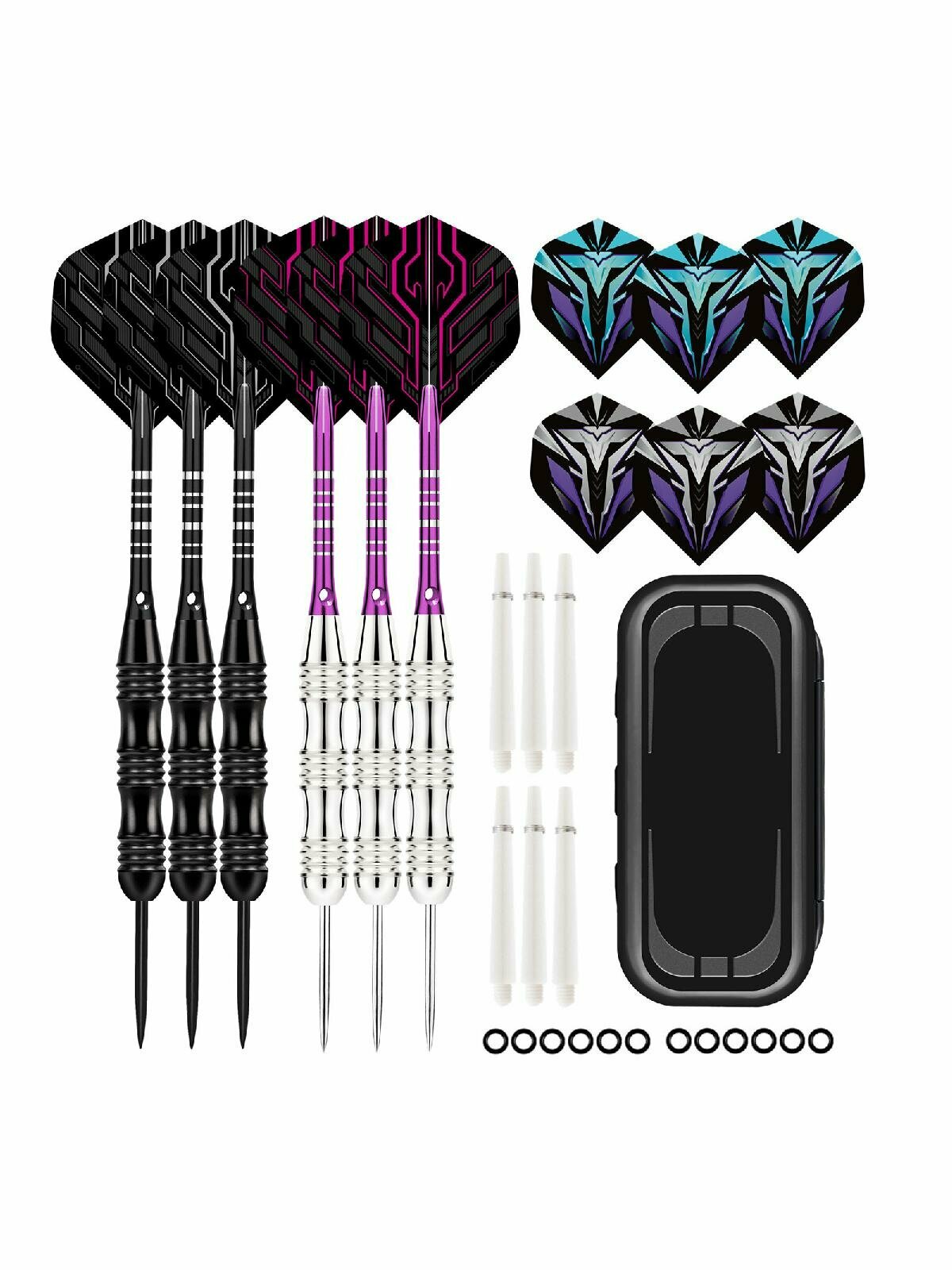 1 комплект стальных игл для метания дротиков Набор дротиков с металлическим наконечником для игры в дартс
