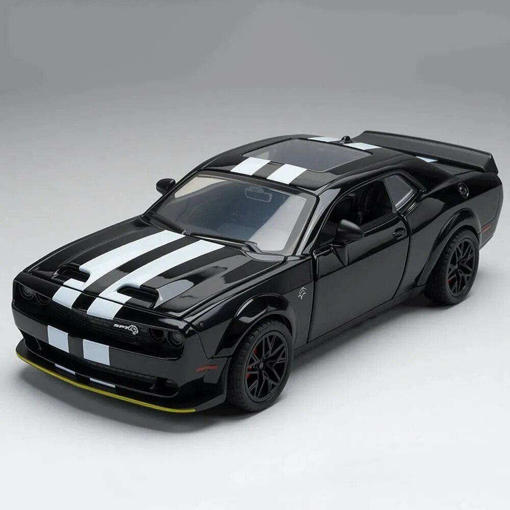 Dodge Challenger Hellcat Redeye 1:32 металлическая модель автомобиля, спортивная машинка из сплава, коллекционная игрушка