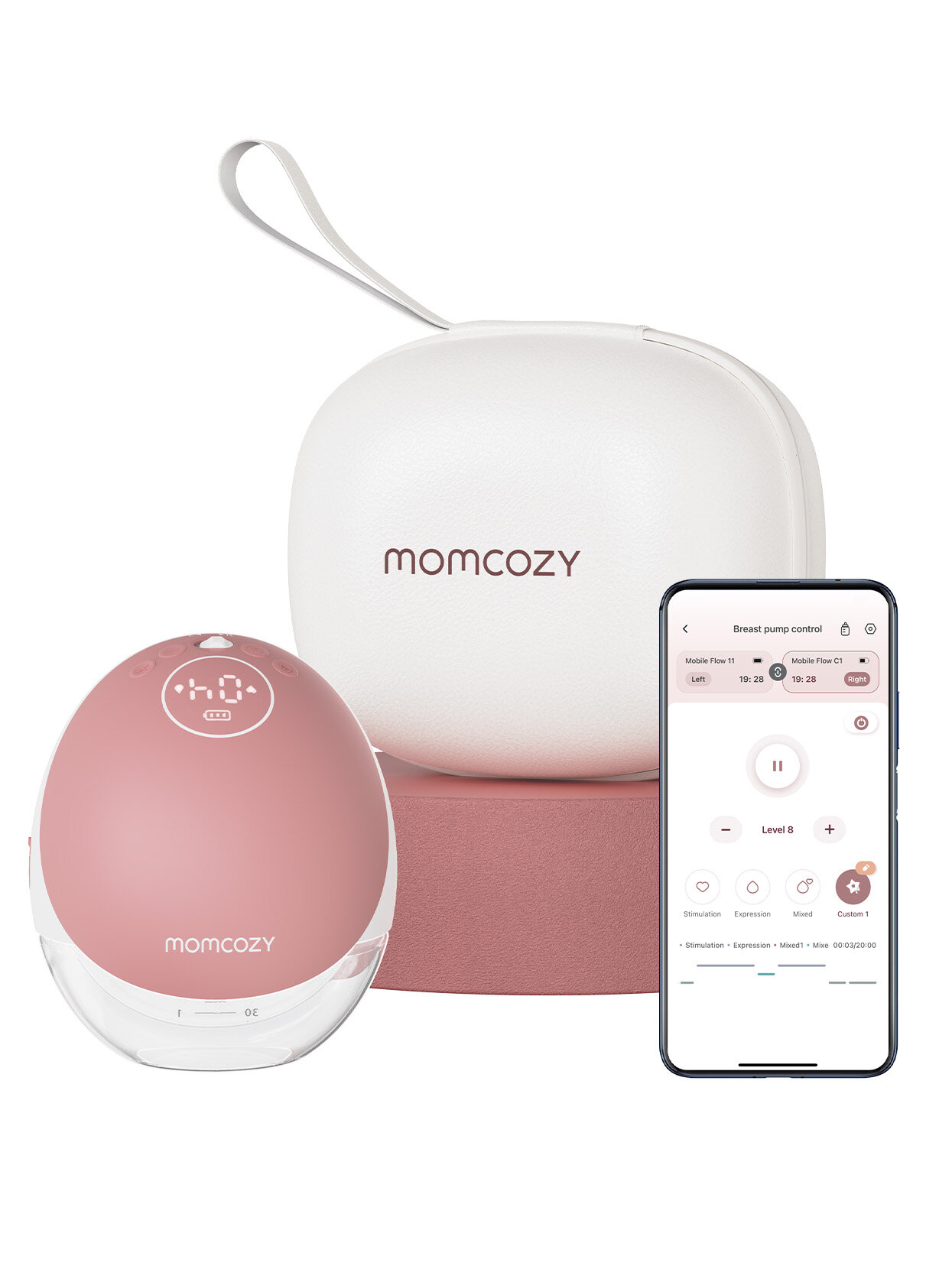 Молокоотсос Momcozy Мамкози M9 BP223 Mobile Flow беспроводной электрический портативный