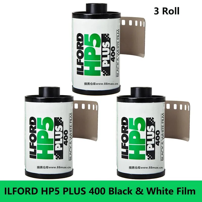 ILFORD HP5 PLUS 400, 3 роллa, черно-белая пленка 135