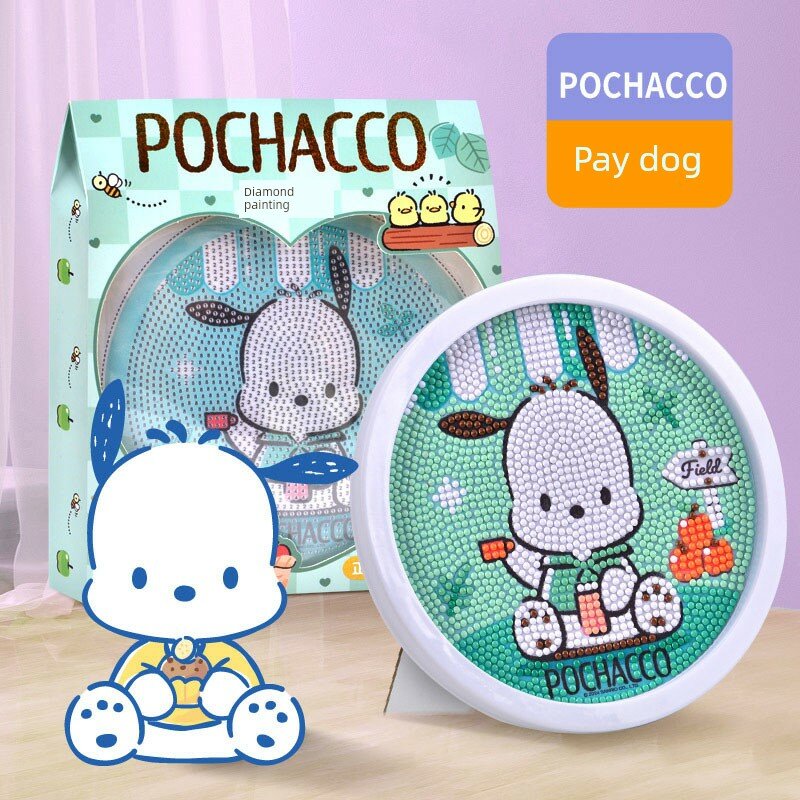 Новый набор алмазных наклеек с собакой Pacha, полный бриллиантов, детская ручная работа, сделай сам, Куроми, алмазная