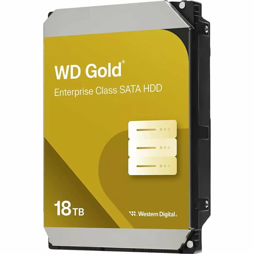 Жесткий диск WD GOLD 18TB 3.5 7200RPM 512MB(WD181KRYZ), 2406936