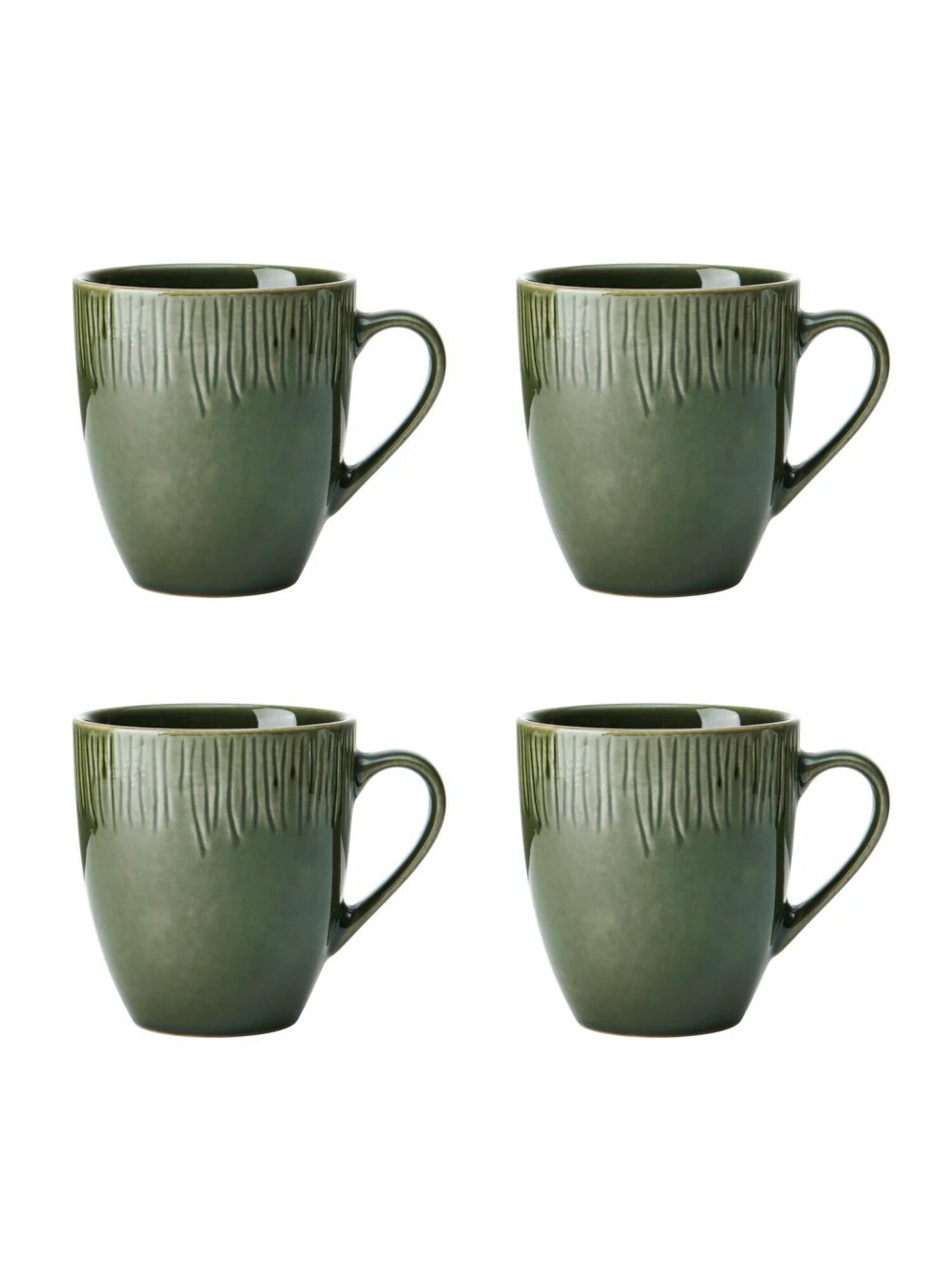 Kitchen Craft кружка 420 мл для чая и кофе набор 4 штуки серия Mikasa Jardin керамика