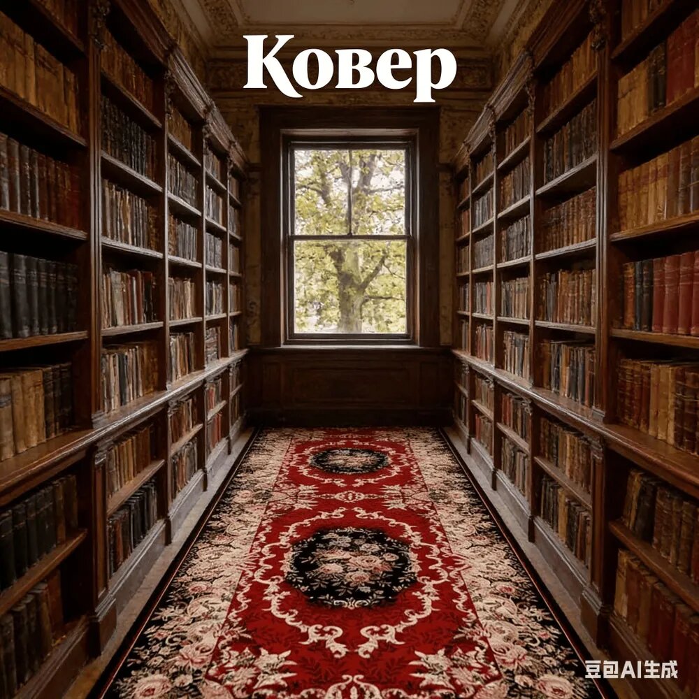 Ковер дорожка 140x500 см 0 мм абстракция голубой