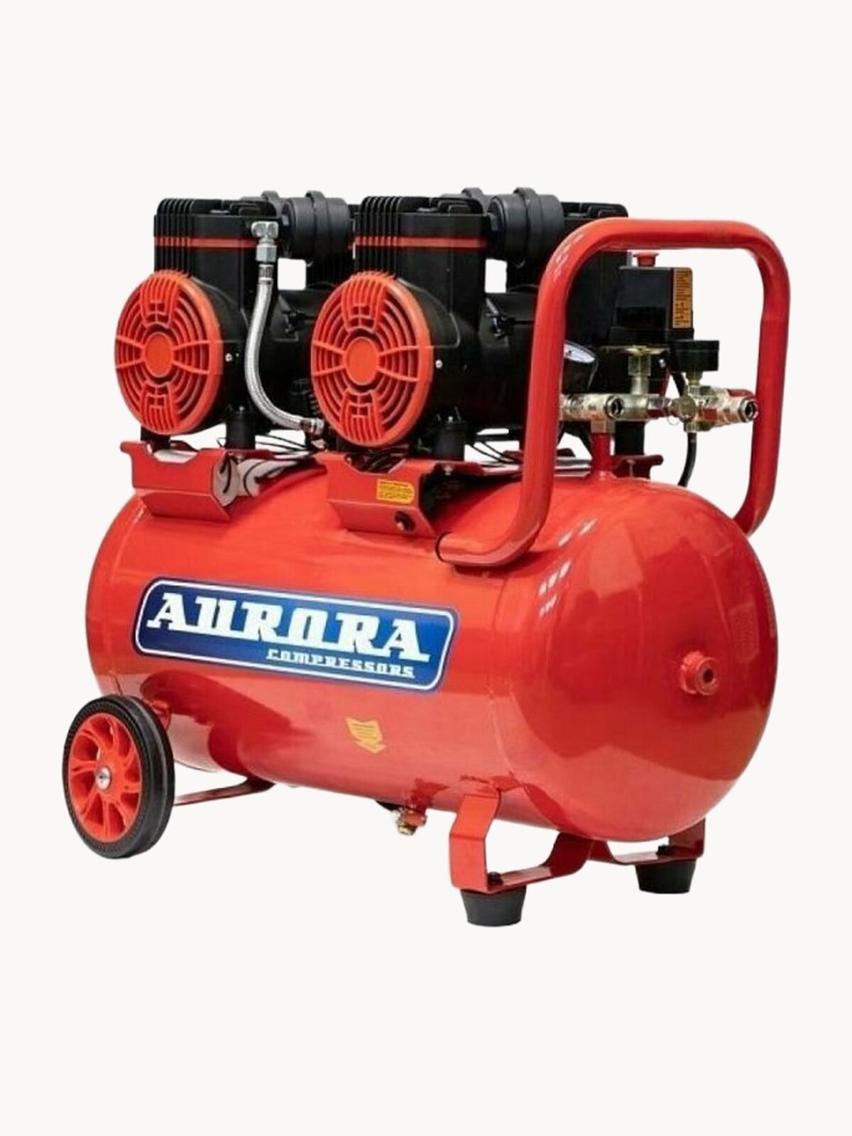 Компрессор безмасляный Aurora PASSAT-50 BLACK, 45 л, 2.9 кВт