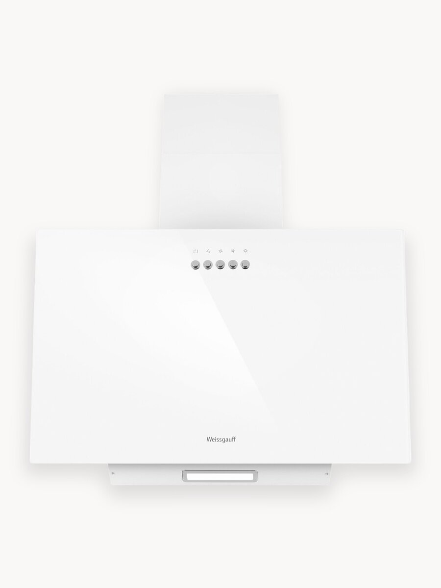 Купольная вытяжка Weissgauff Sigma 60 PB WH, Алюминиевый жировой фильтр, Низкий уровень шума