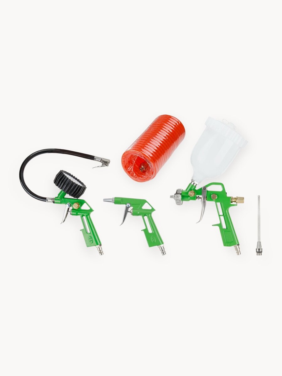 Набор пневмоинструмента для компрессора ECO SGK-51 (5 предметов)