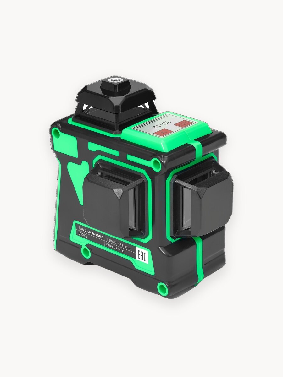 Лазерный уровень/нивелир Hilda 3D 12 линий зеленый луч магнитное крепление