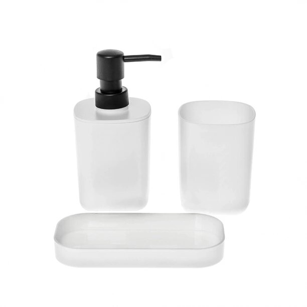 Набор аксессуаров HomeQueen пластик белый