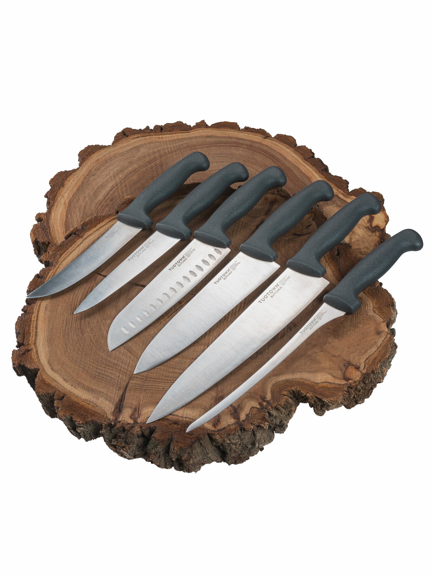 Набор кухонных ножей TuoTown Butcher 6шт