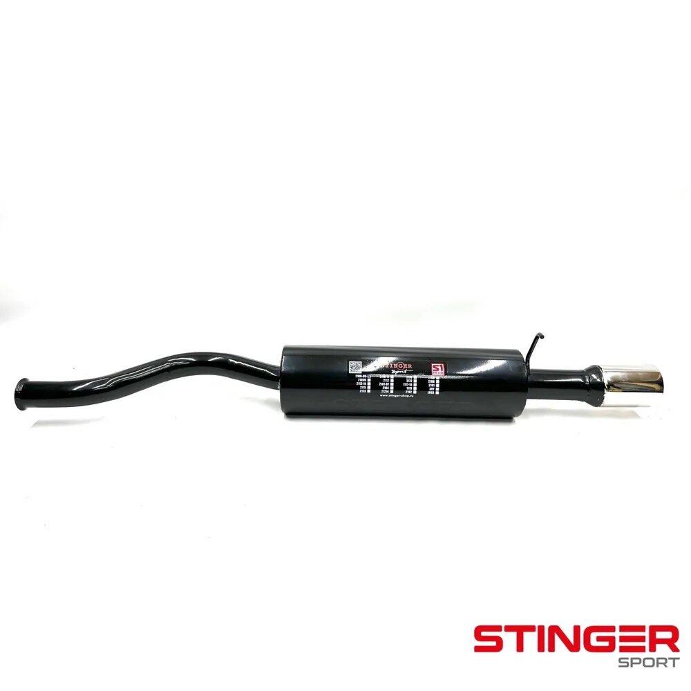 Глушитель основной "ST-Sport" для а/м ВАЗ 2108-09 с круглой насадкой