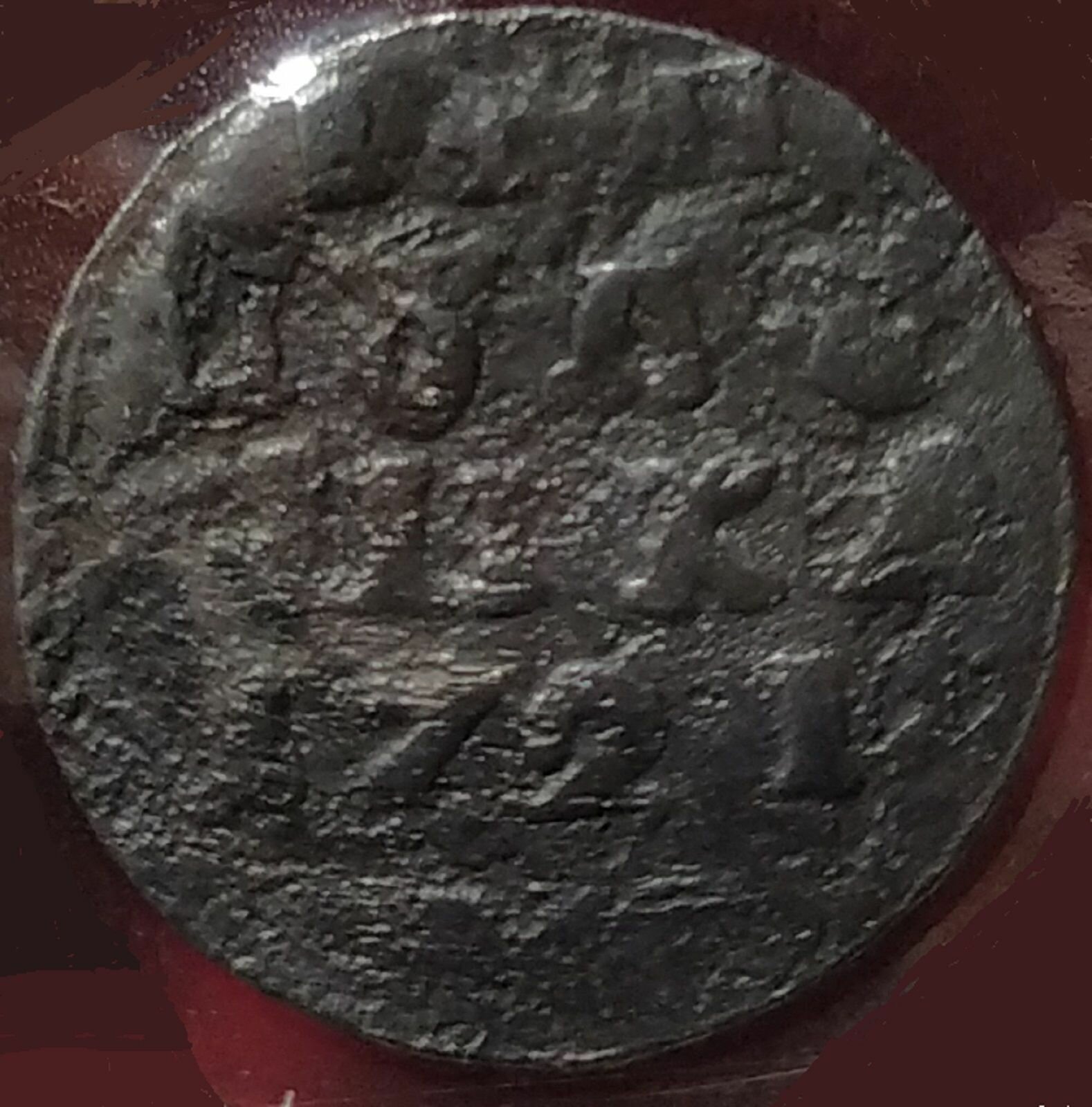 Полушка 1721 года Петра первого