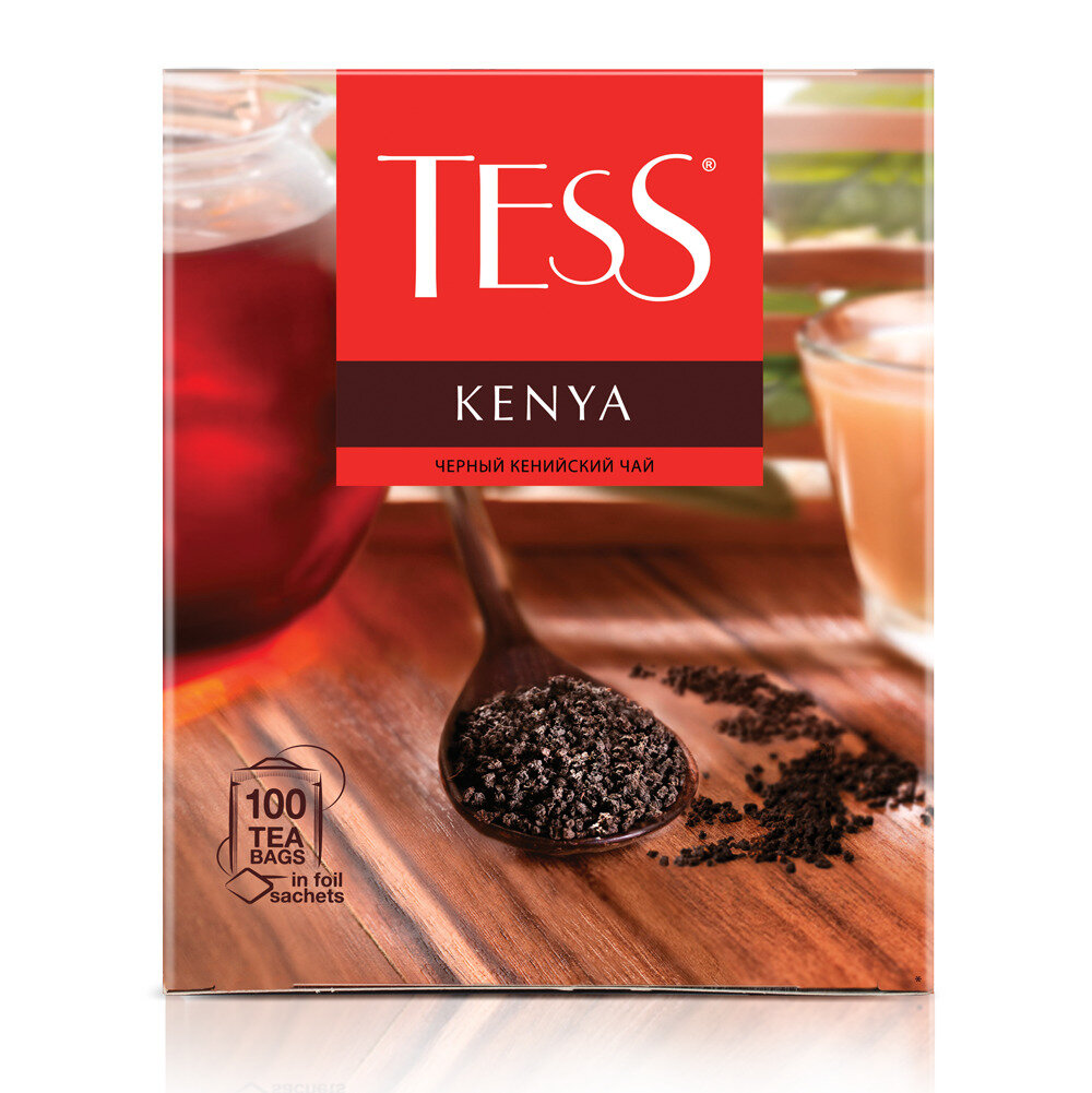 Чай черный TESS Kenya байховый, 100пак x 3 упаковки