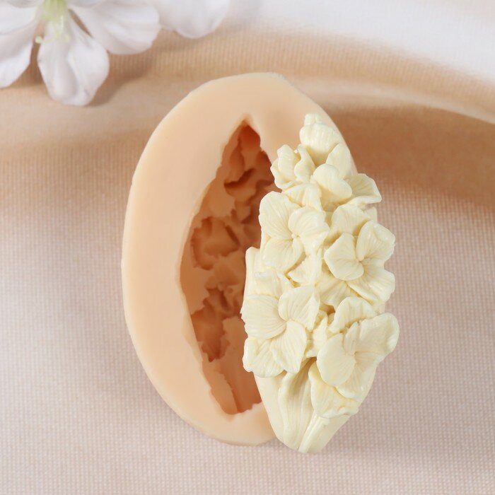 Силиконовый молд, форма для заливки «Гладиолус», 2.5×3.5×8 см