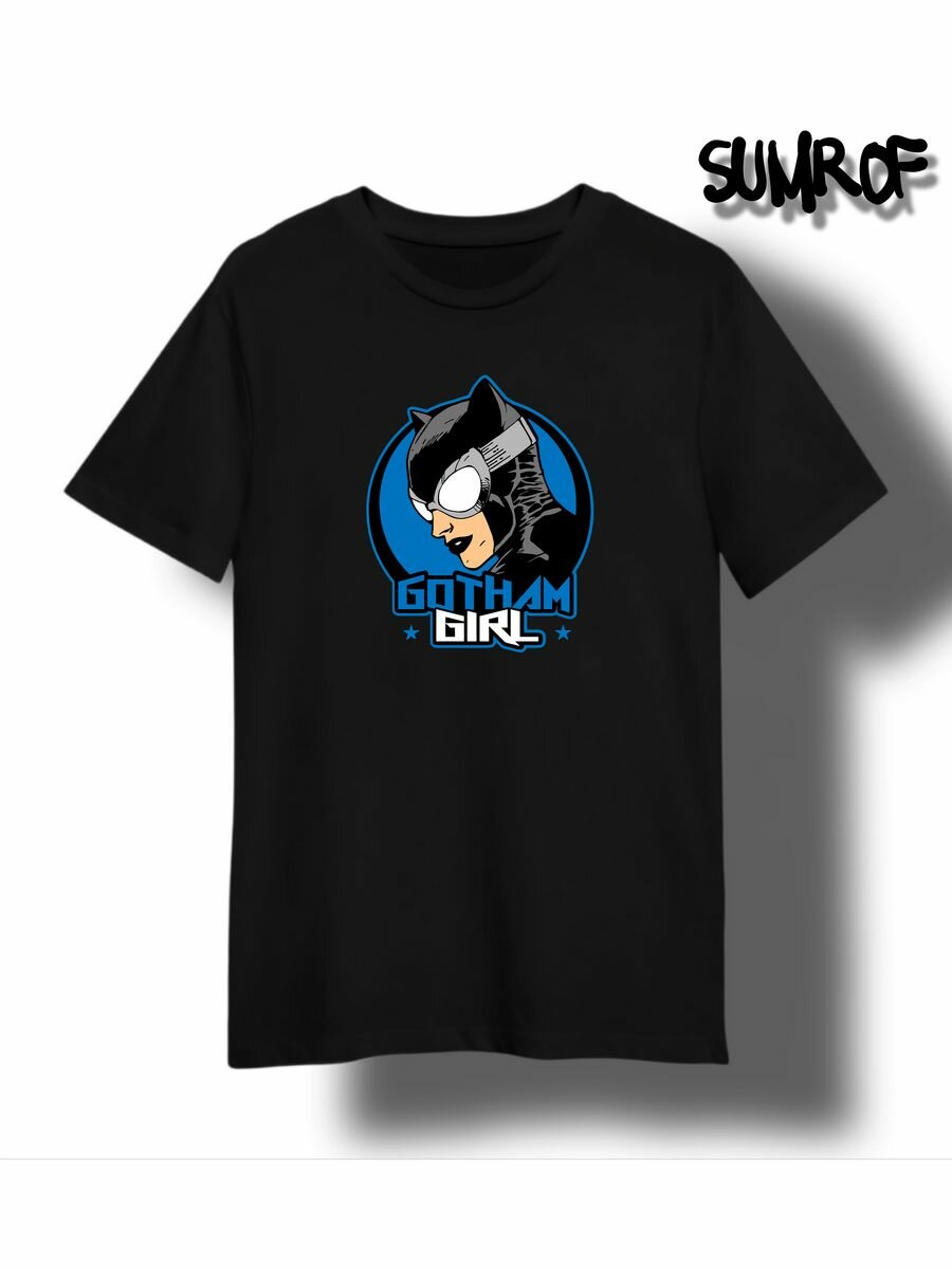 Футболка gotham girl женщина кошка