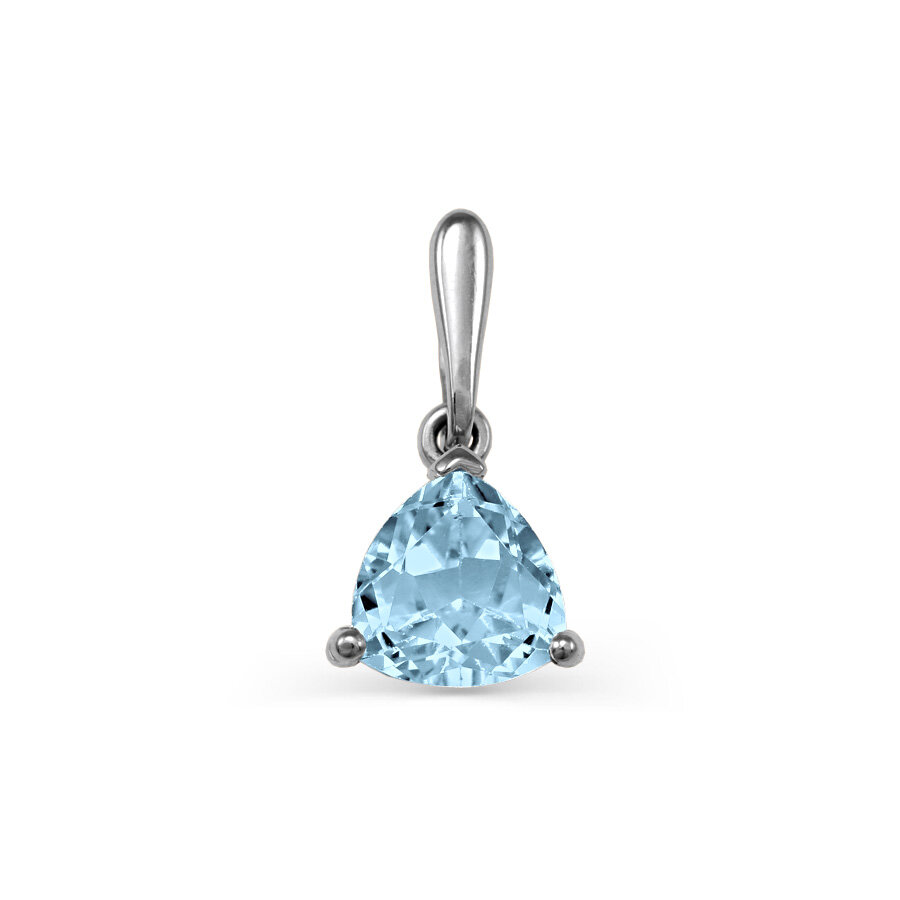 Подвеска, белое золото, 585 проба