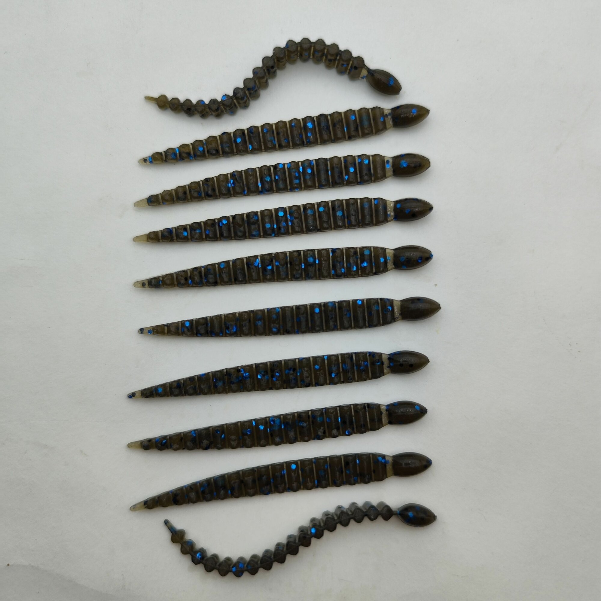 Силиконовая пиявка Keitech Custom Leech 3" на форель; окуня