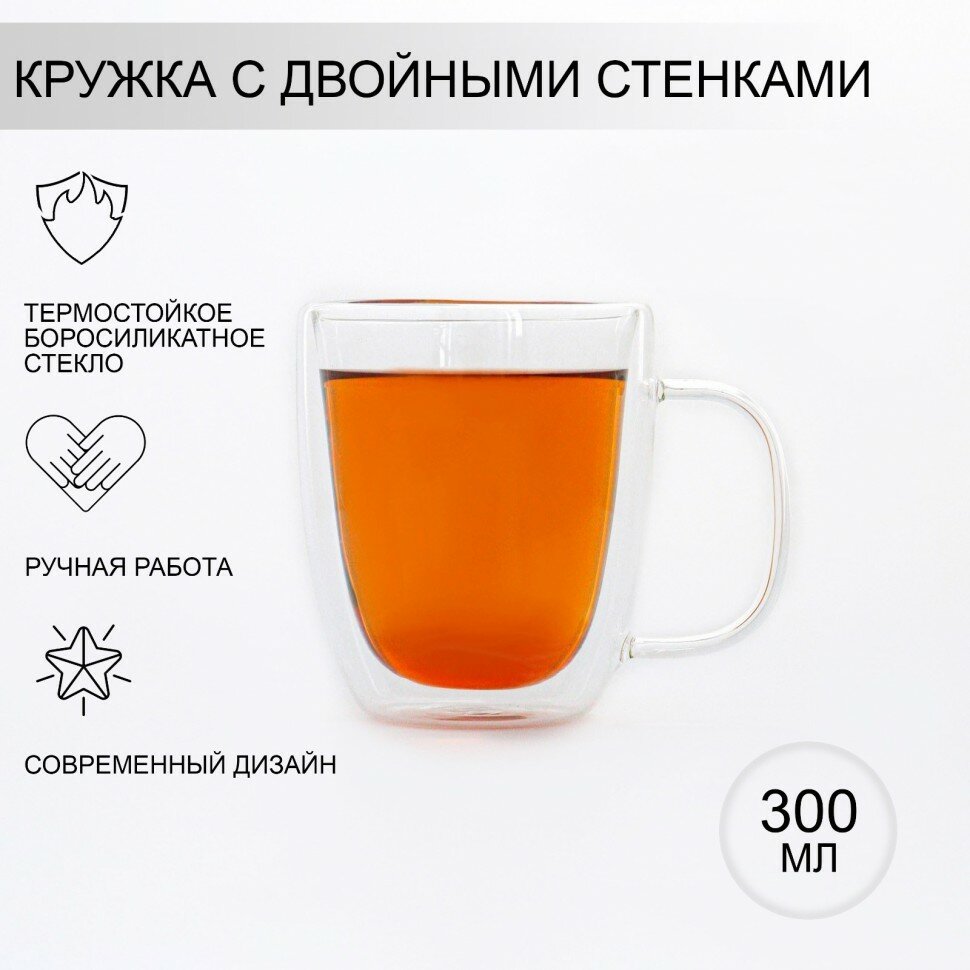 Кружка с двойными стенками (300 мл)